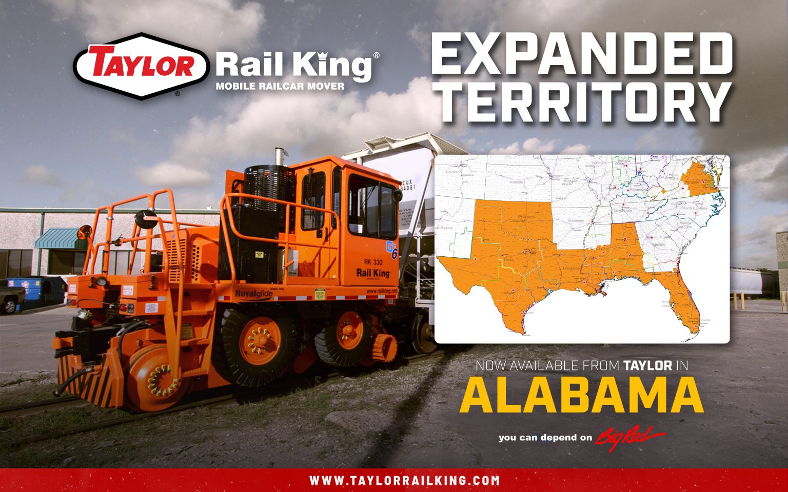 Taylor Adds Alabama to Rail King Territory - Taylor Group News